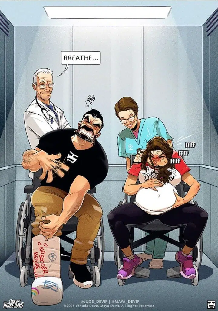 Artist Celebrates Birth of His Third Child in Ongoing Comic Series ...