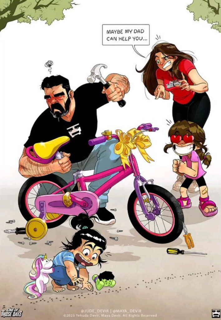 Artist Celebrates Birth of His Third Child in Ongoing Comic Series ...