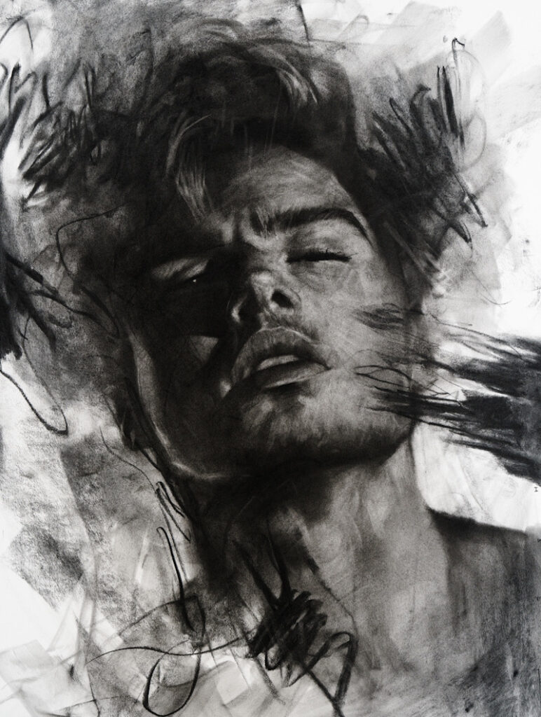 Expressive Charcoal Portraits That Play With Chaos and Uncertainty | My ...