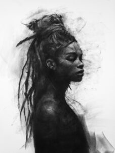 These Portraits Play With the Chaos and Uncertainty of Charcoal