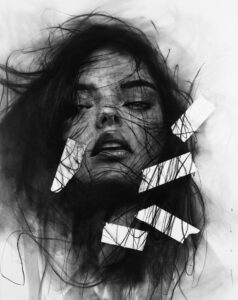 These Portraits Play With the Chaos and Uncertainty of Charcoal