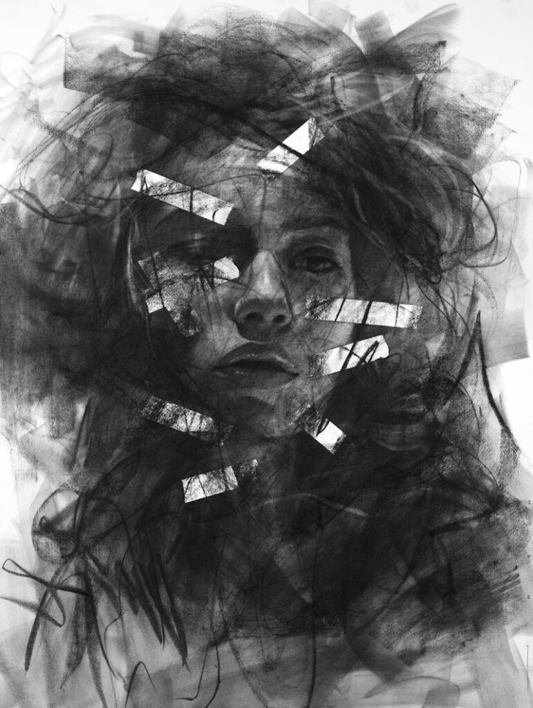 Expressive Charcoal Portraits That Play With Chaos and Uncertainty | My ...