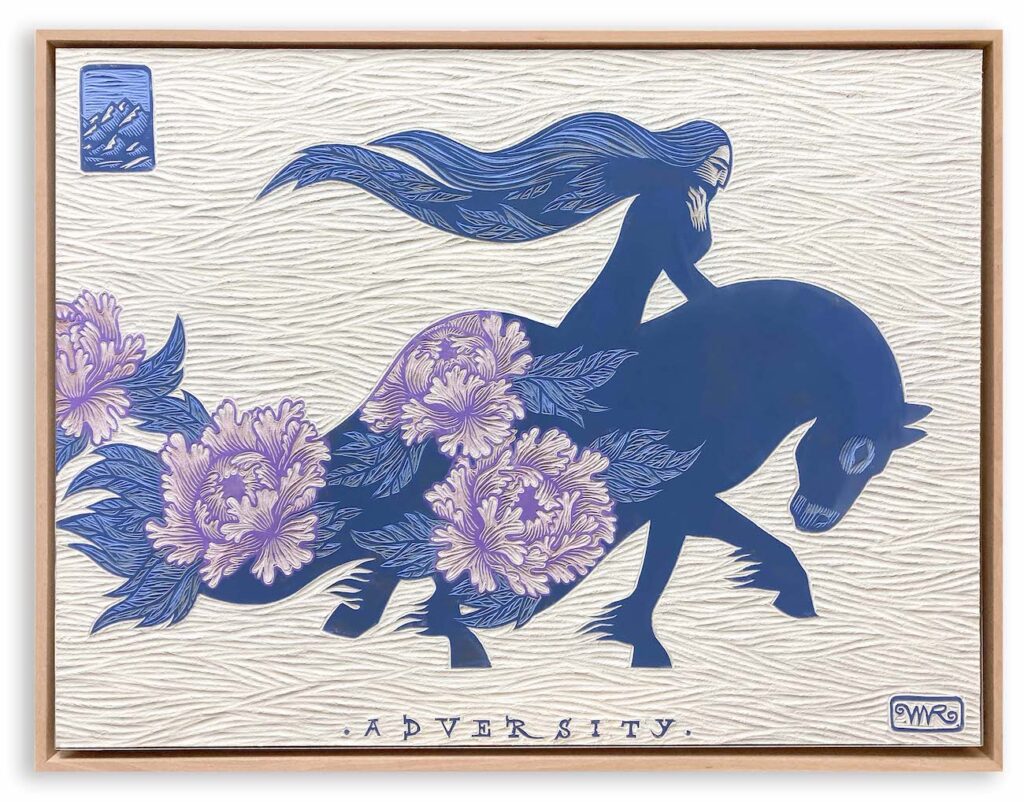 Artist Creates Fantastical Woodcuts and Engraved Paintings
