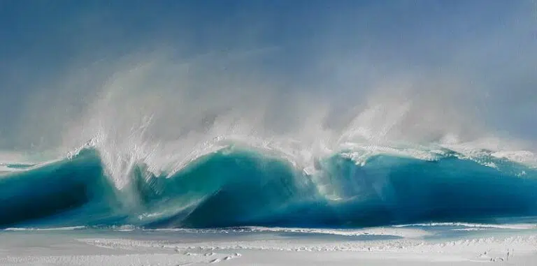 Expressive Seascapes Capture the Ocean’s Volatility and Beauty