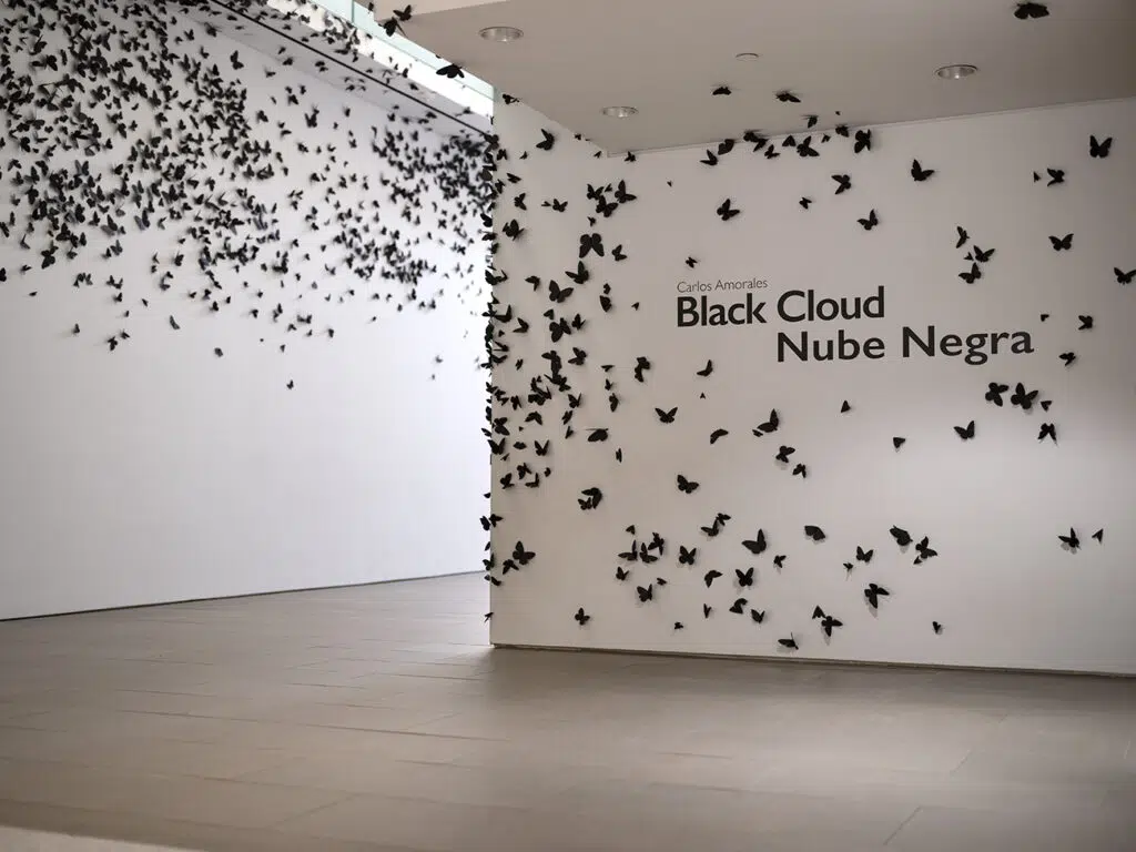 Paper Art Installation by Carlos Amorales Is a ‘Black Cloud'