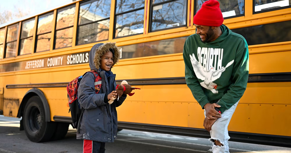 Bus Driver Makes Sure Upset Student Has PJs on Pajama Day