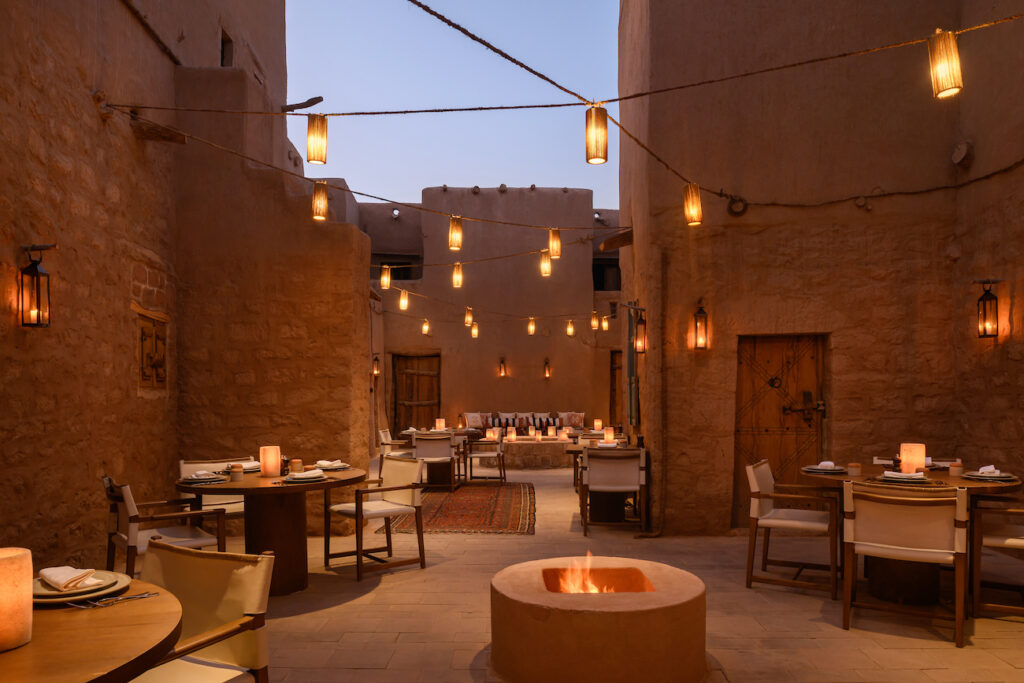 Step Into a Candlelit Oasis at This Historic Saudi Arabian Hotel