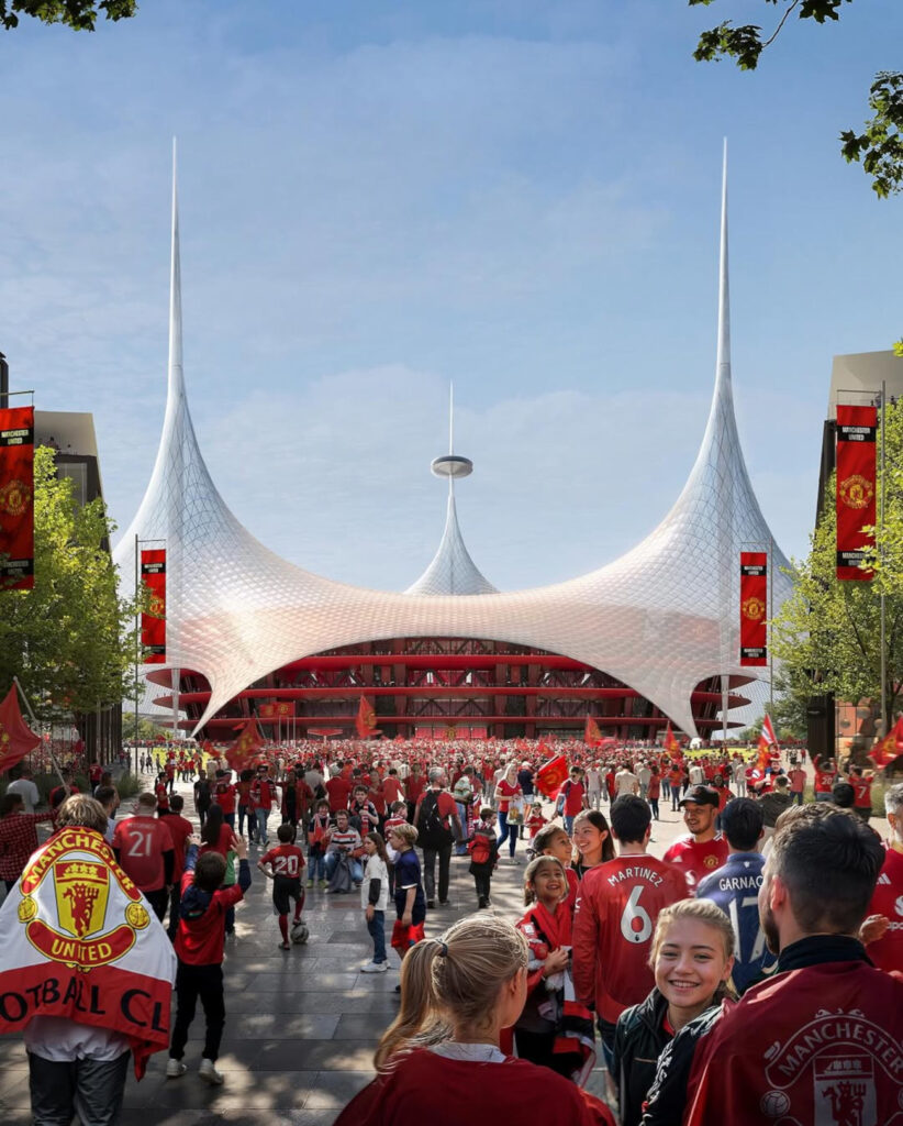 Foster + Partners Unveil Plans for New Manchester United Stadium