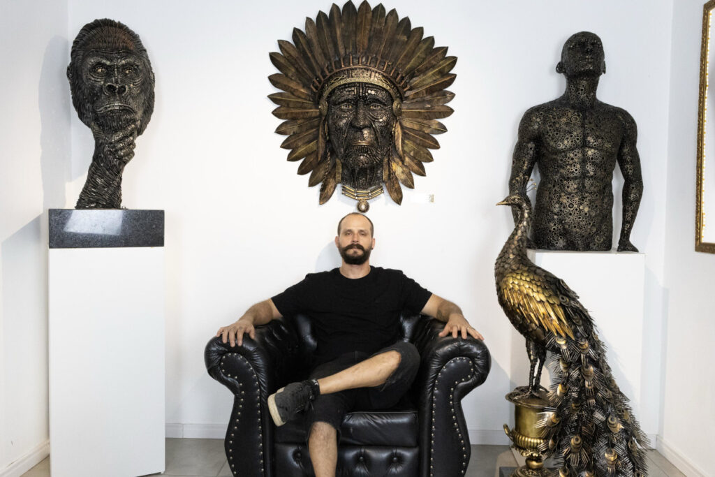 A Look Into Michel Torres Costa’s Scrap Metal Sculptures