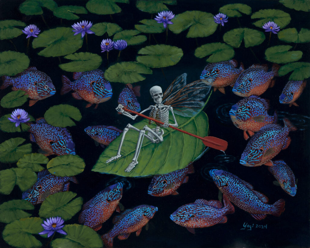 Paintings of Skeletons With Wings Address Death and Rebirth