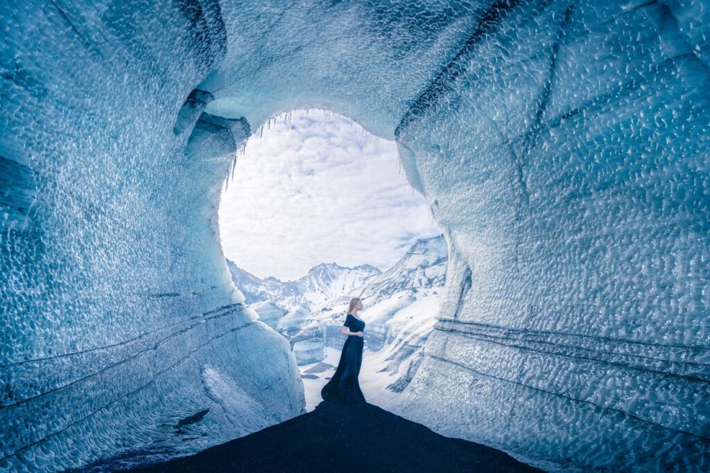 Iceland Portrait Photography Connects Humans to Icy Landscapes