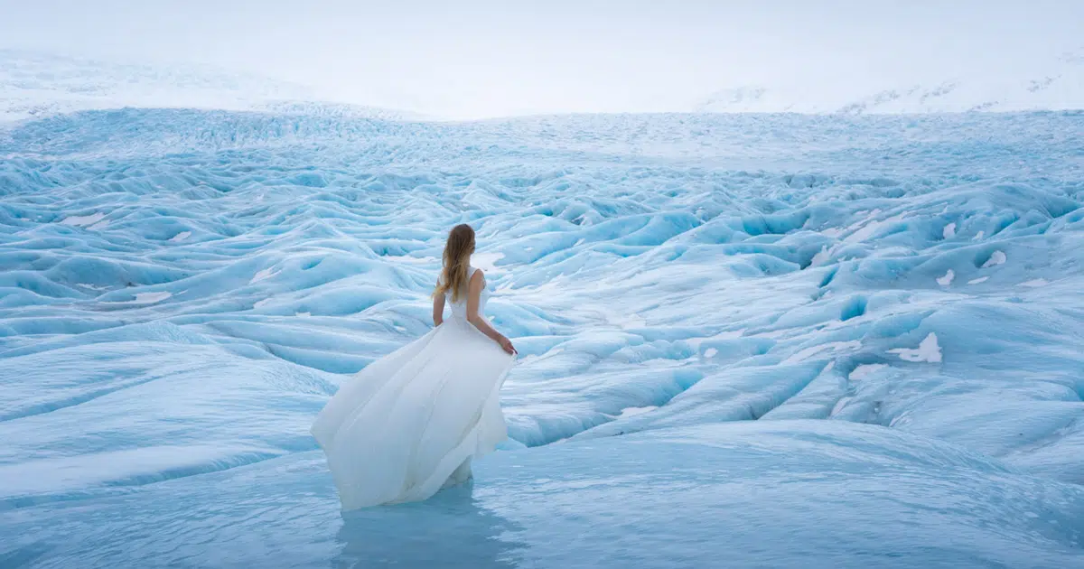 Iceland Portrait Photography Connects Humans to Icy Landscapes