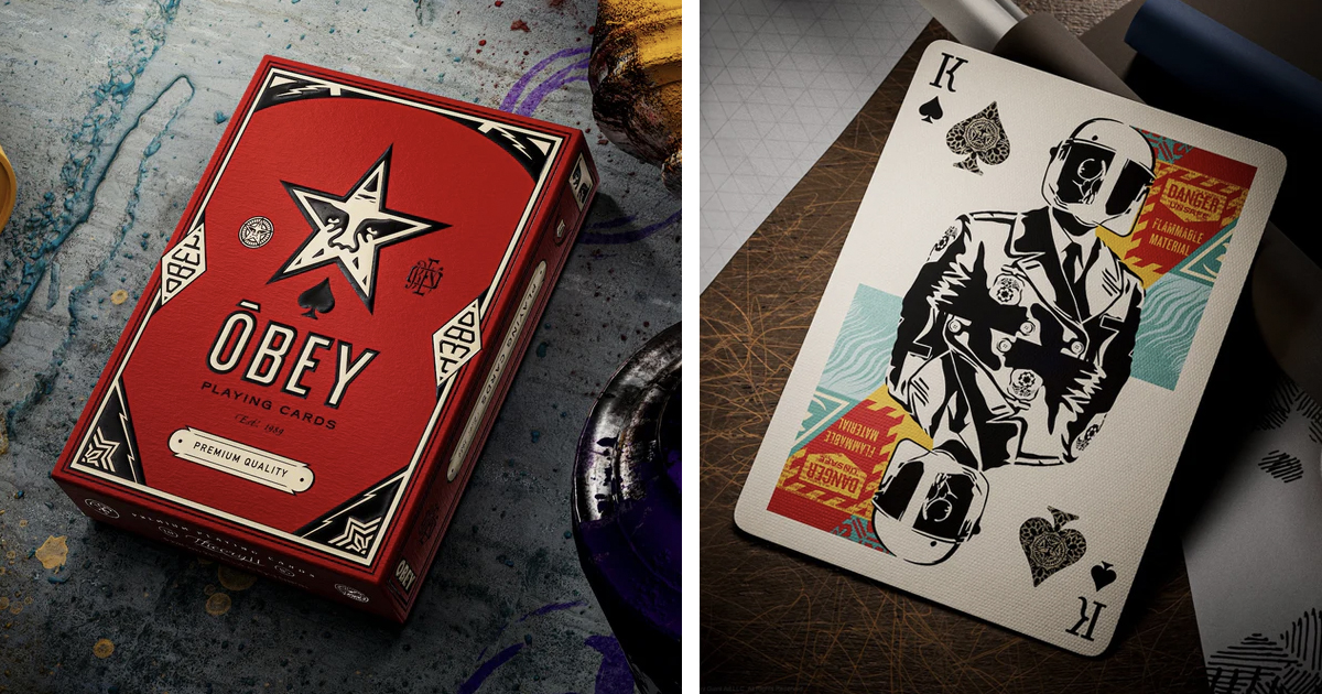 OBEY Playing Cards Stack the Deck for Fun and Art