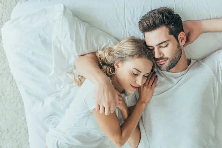 Couples Who Cuddle at Bedtime Experience Lower Stress Levels