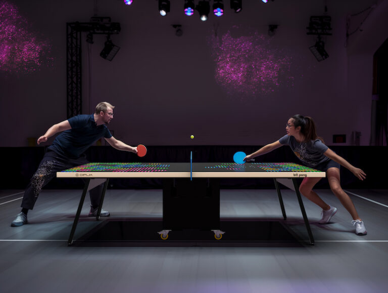 This Smart Ping Pong Table Feels Just Like an Arcade Game