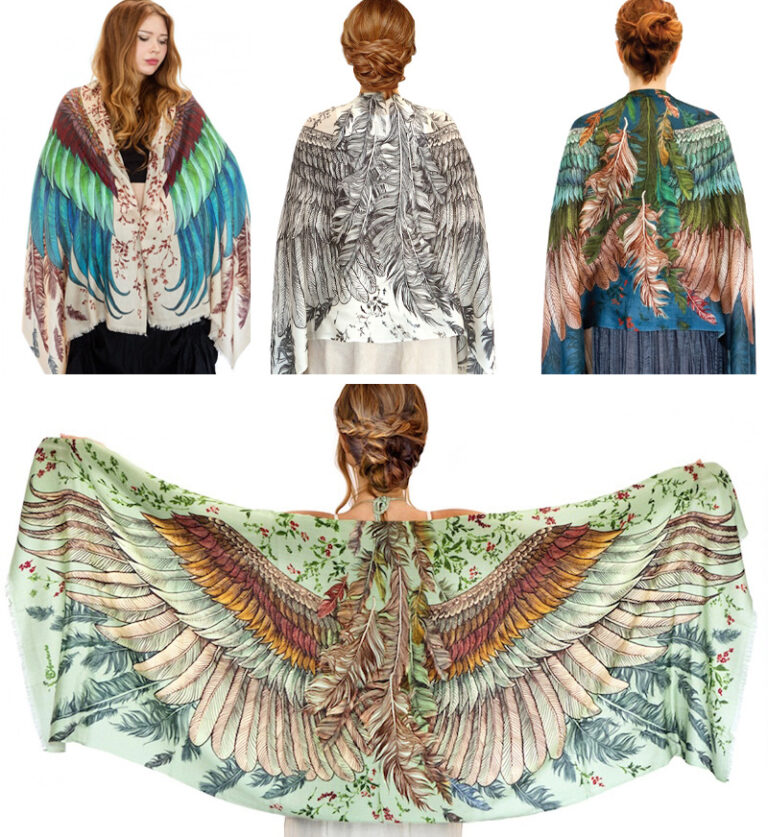 Winged Scarves for Women Will Take Style to New Heights
