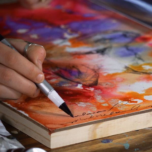 Fluid Art: How to Start Acrylic Pouring & Create Abstract Paintings