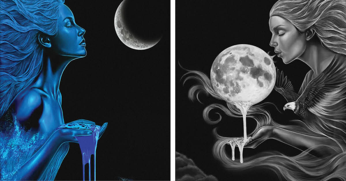 Artist Creates Canvases Dripping With Vibrant Streaks of Paint