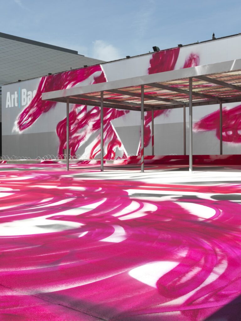 Artist Transforms Messeplatz Into Colorful Canvas for Art Basel