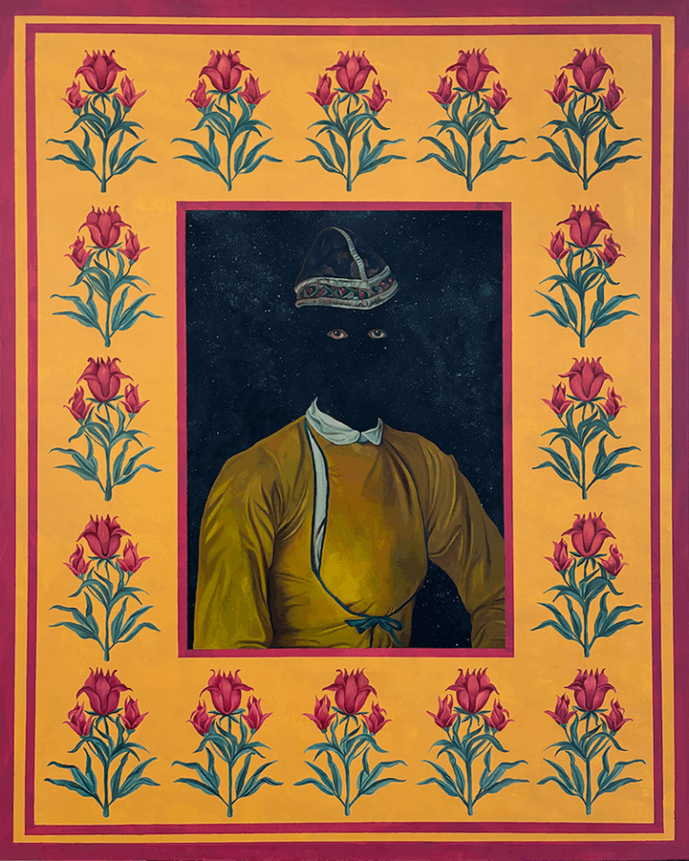 Artist Meditates Upon Postcolonial Identity With Hybrid Paintings