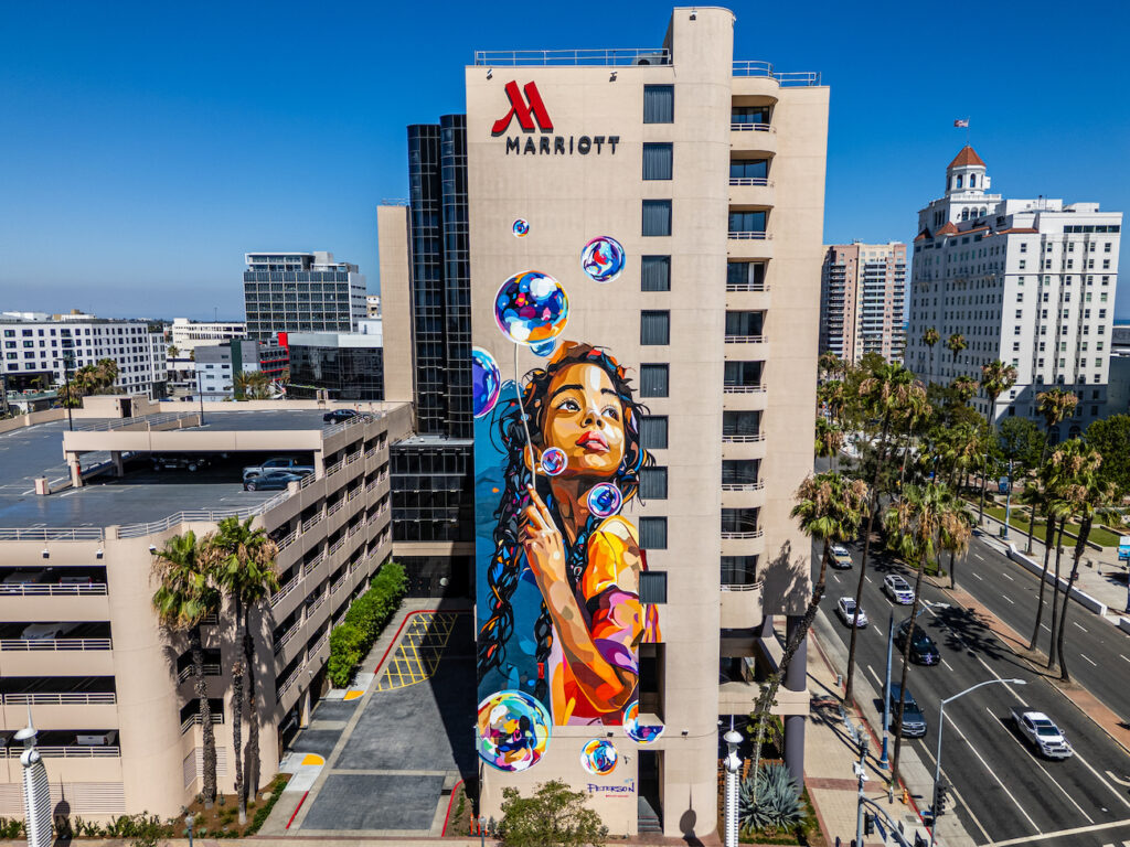 Long Beach's Tallest Mural Celebrates Chasing Your Dreams