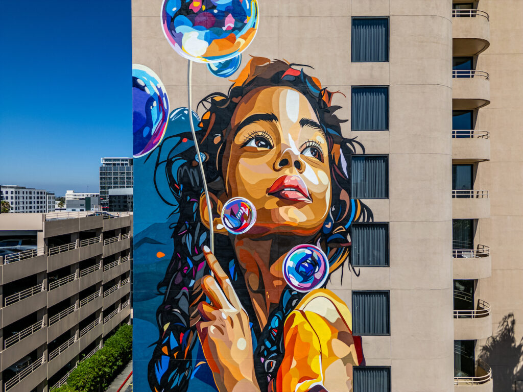 Long Beach's Tallest Mural Celebrates Chasing Your Dreams