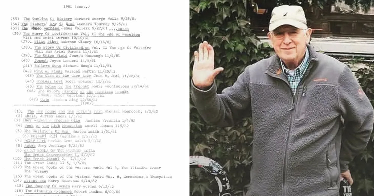 The Man That Read 3,599 Books in His Lifetime: A Reading List