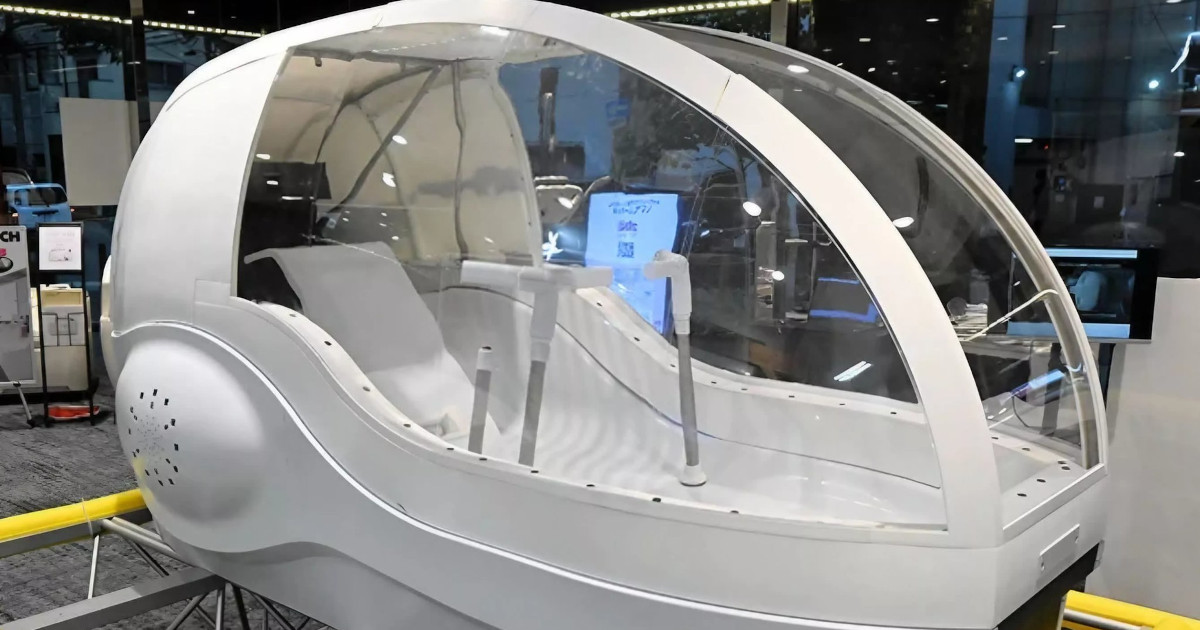 ‘Human Washing Machine’ Can Clean up a Person in 15 Minutes