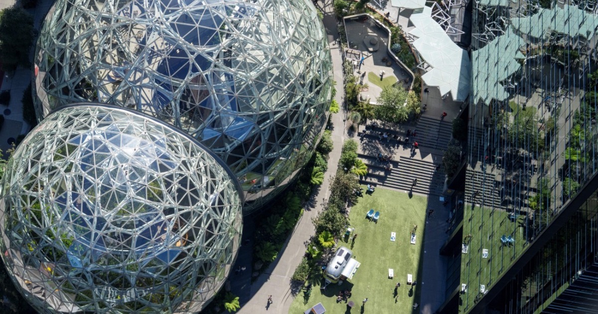 Amazon Spheres Uses Biophilic Design To Reconnect With Nature