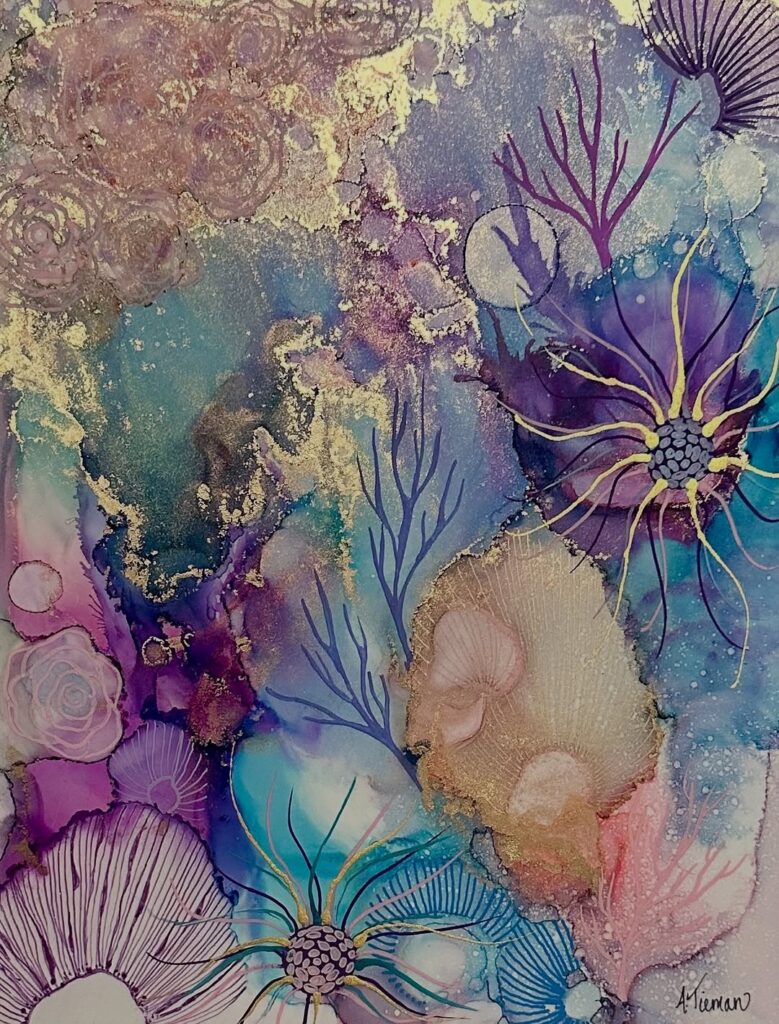 Mixed-Media Artist Finds Healing in Creating Her Vibrant Swirling ...