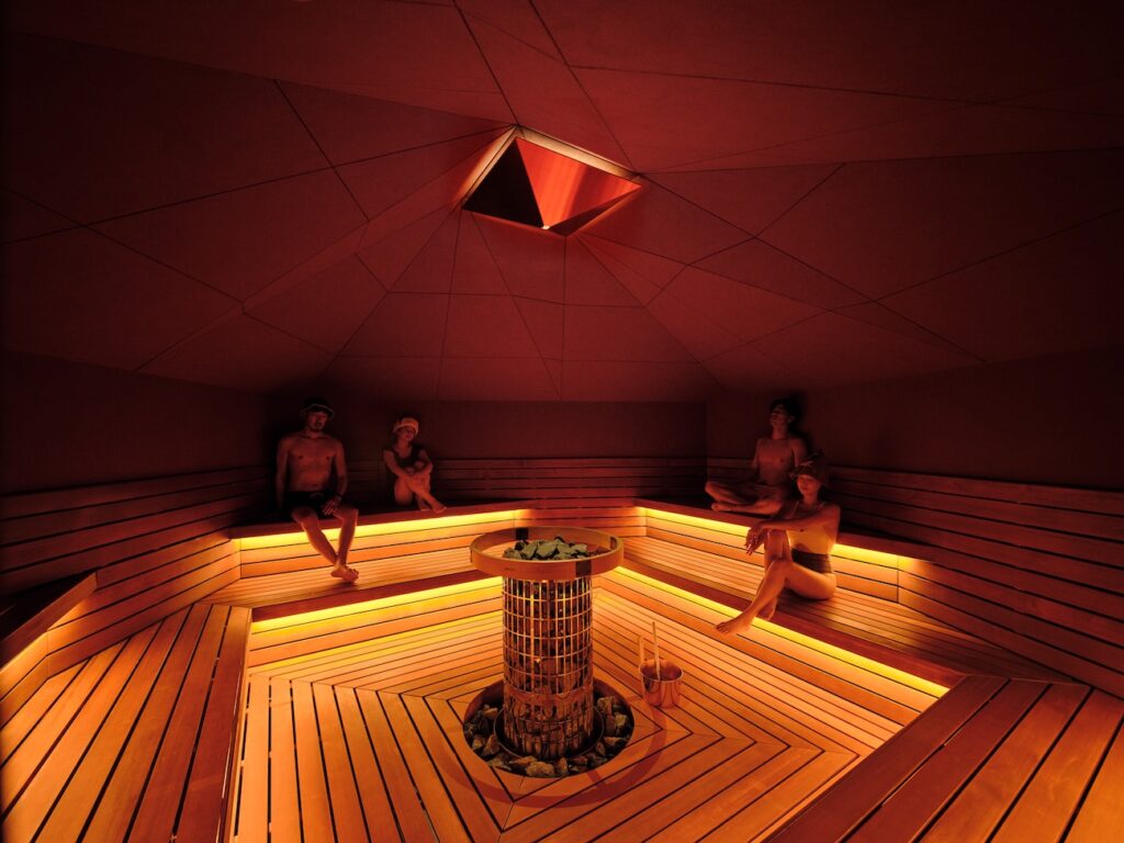 Japanese Sauna With Views of Mount Fuji Inspired by the Mountain’s “Hat ...