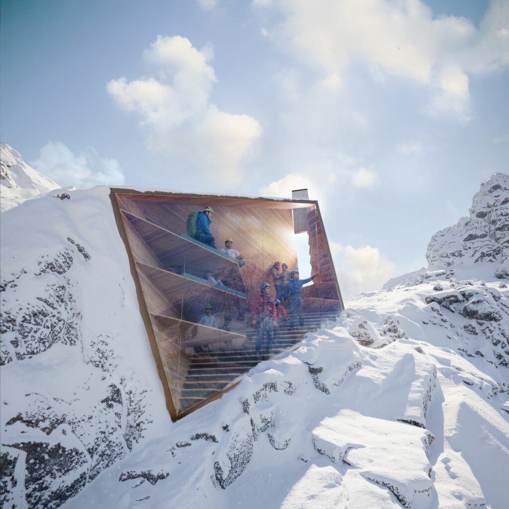 This Alpine Bivouac Can Produce Its Own Water and Electricity