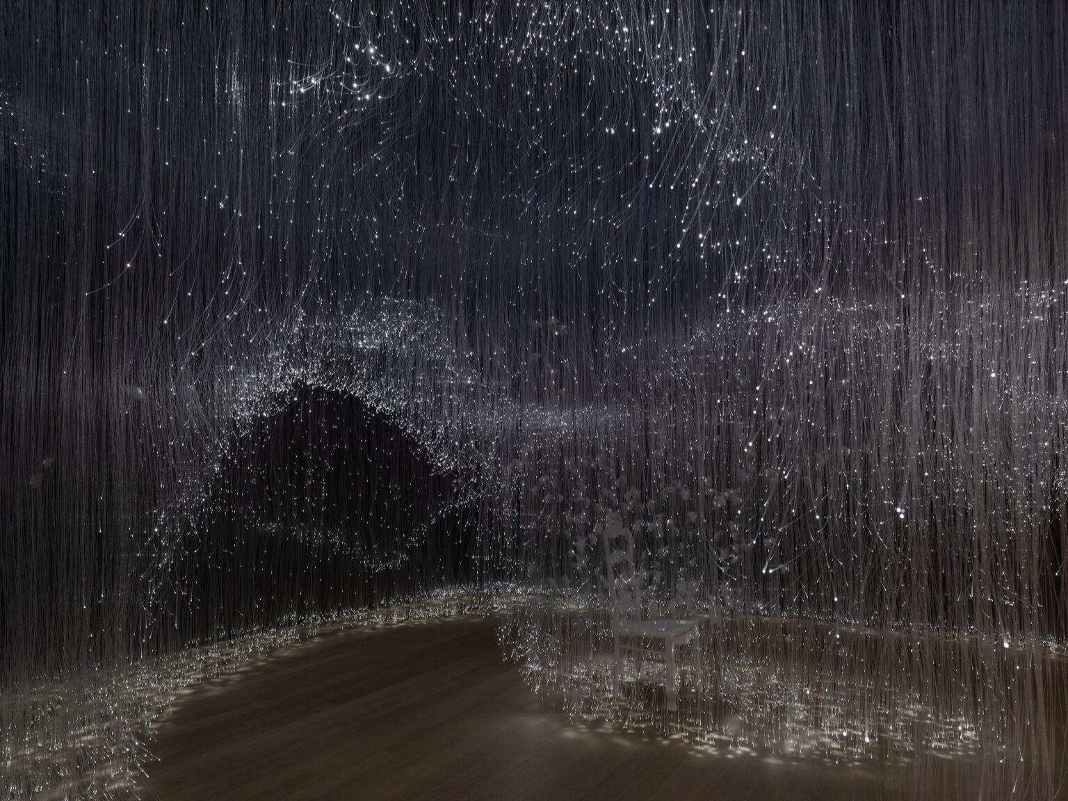 Chiharu Shiota Returns to NYC With Alluring, Web-Like Sculptures