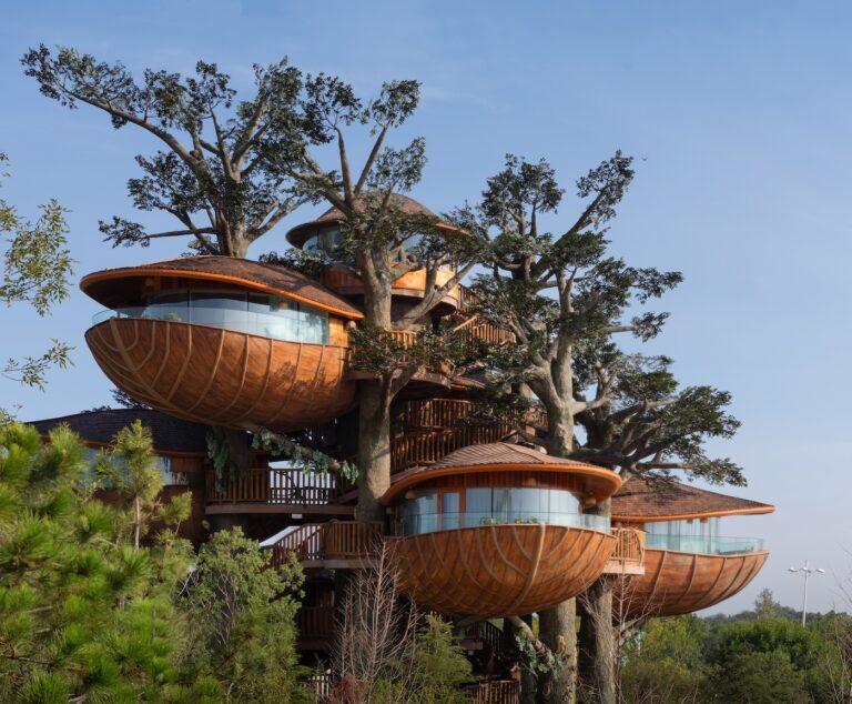 Modular Forest Nests Reimagine the Treehouse for Adults