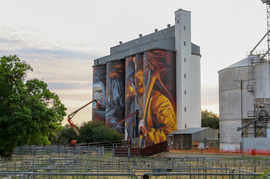 Street Artist Smug Reveals New Silo Mural in Australia