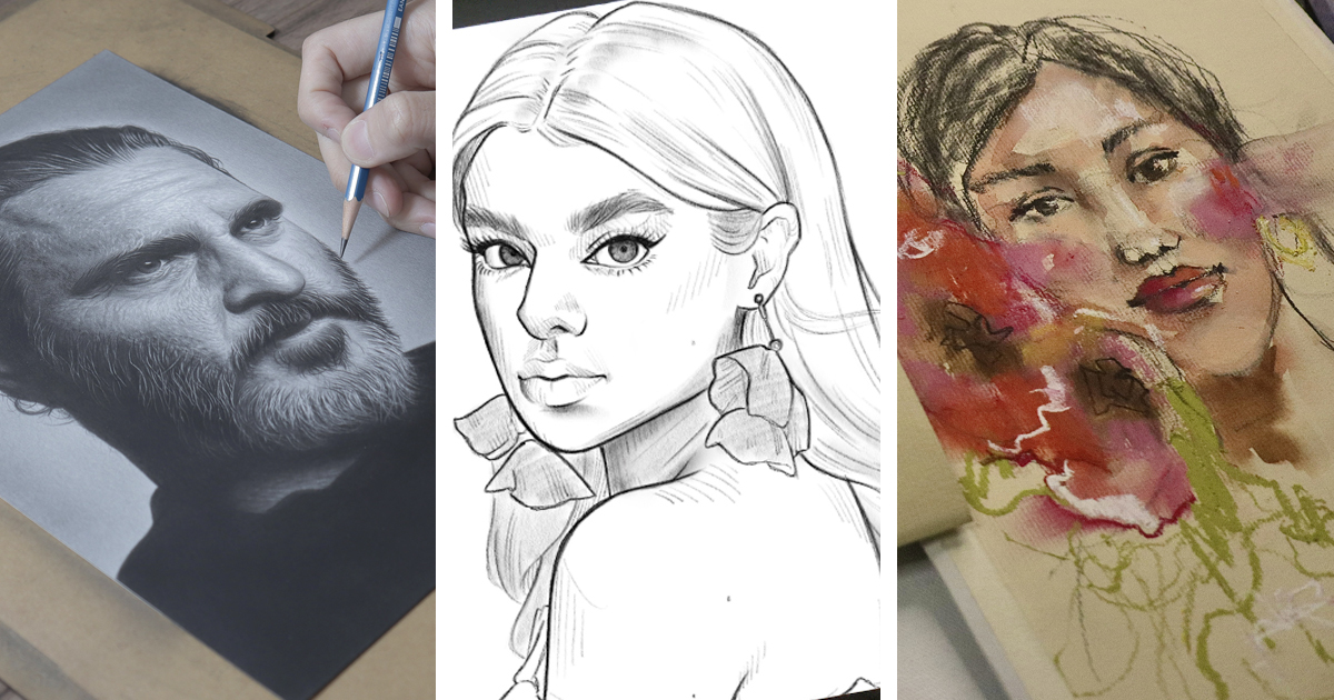 3 Online Classes Teaching You How to Draw Portraits