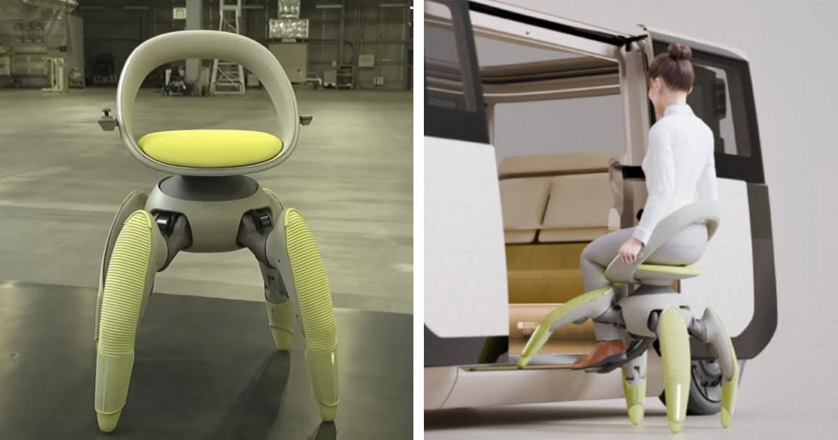 Toyota Designs a Robot Chair That Can Help You up the Stairs