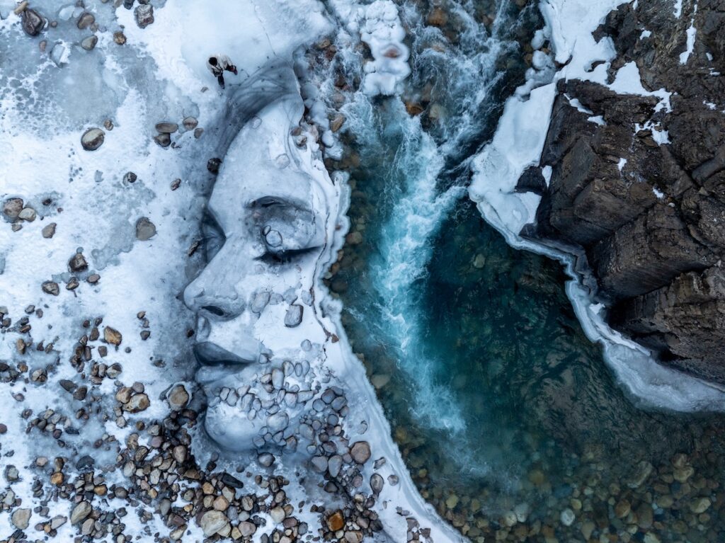 Massive Land Murals Portray Portraiture on Canadian Landscape