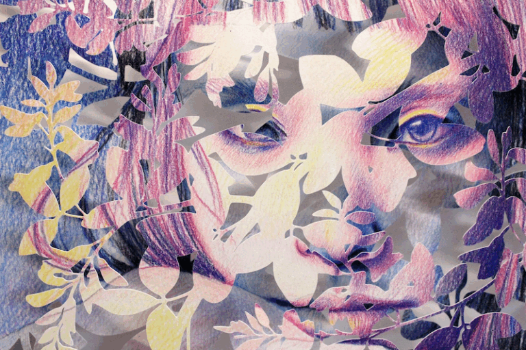 Artist Transforms Portrait Drawings into Delicate Paper Art