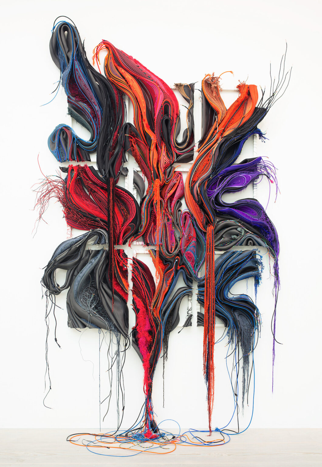 Fiber Sculptures Explore Social Media and Women’s Identity